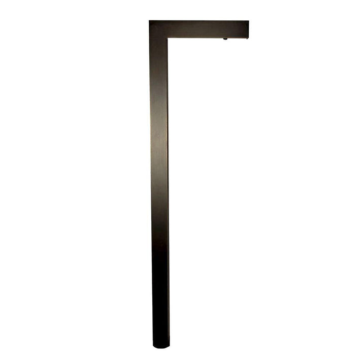 Brass Elbow LED Path Light - PL185BRS - Silhouette Lights